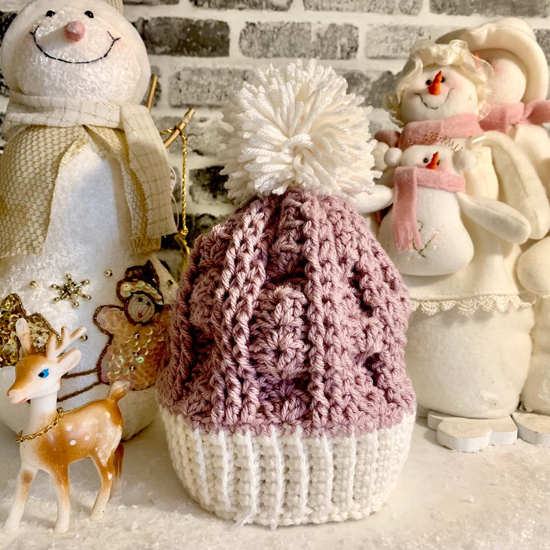 Rose Beanie - Etsy