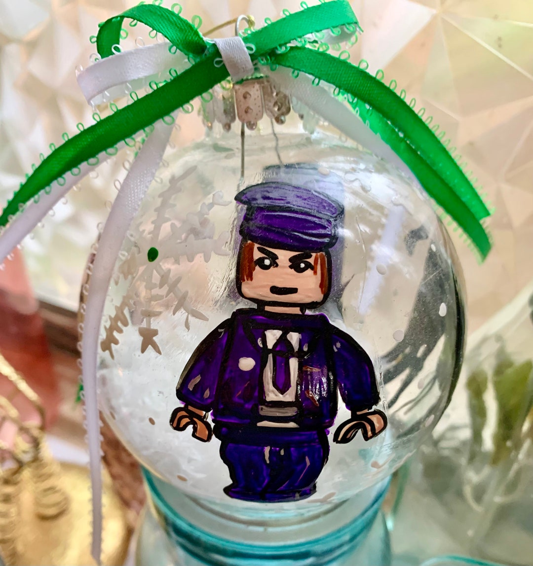 Magical Wizard Bus 4” Hand Painted Glass Ornament - Etsy