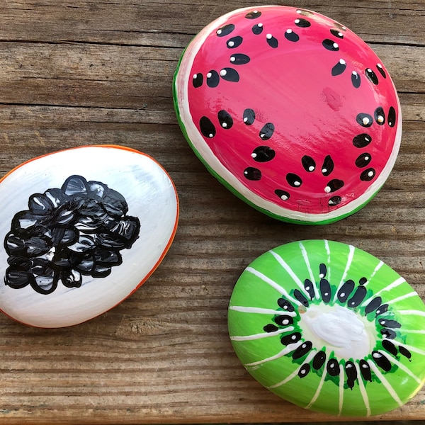 Painted Rocks Food - Etsy
