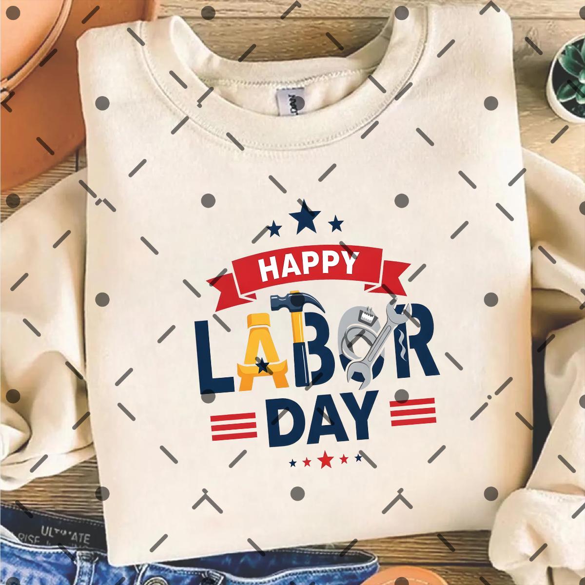 Happy Labor Day Tools Design – Construction Worker Patriotic PNG PSD ...