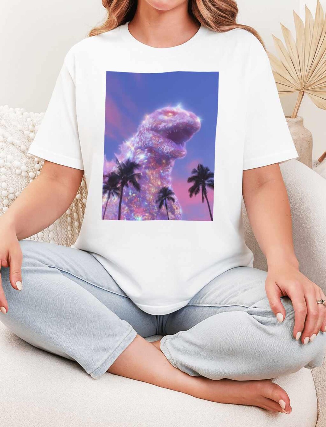 Pink Godzilla Shirt, Godzilla, Kawaii Shirt, Japanese, Harajuku ...