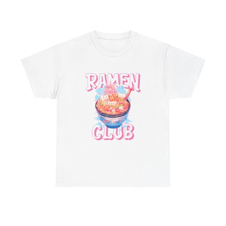 Ramen Club Tee - Ramen Club, Instant Noodles, Kawaii Shirt, Ramen Shirt ...