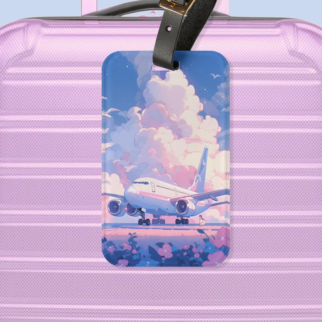 Airplane, Flight, Luggage Tag, Kawaii Luggage Tag, Kawaii Travel ...