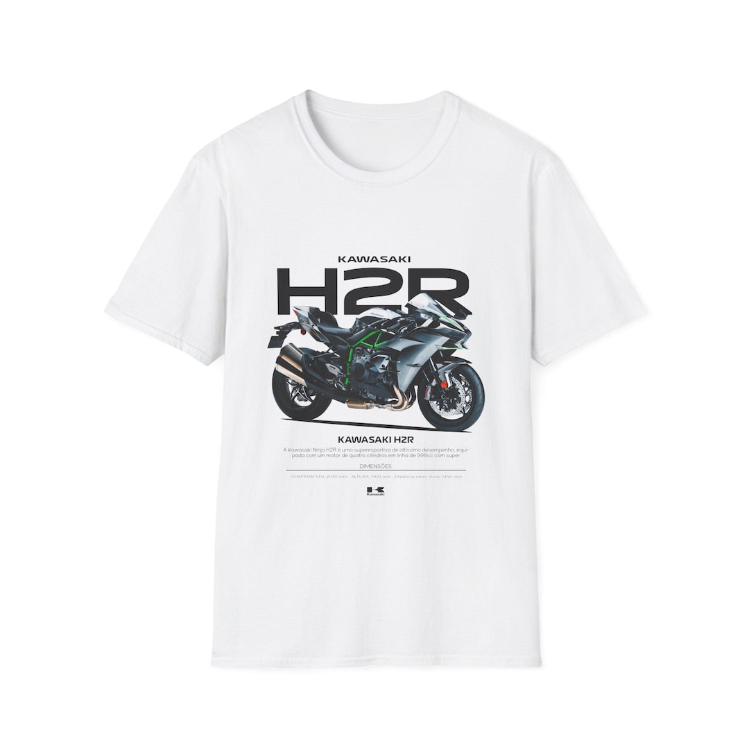 Kawasaki H2R T-shirt, Biker Apparel, Motorcycle Lover Gift, Riding ...