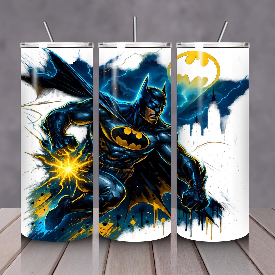 Superhero Tumbler Wrap, Comic Style Hero Design (digital Download, PNG ...
