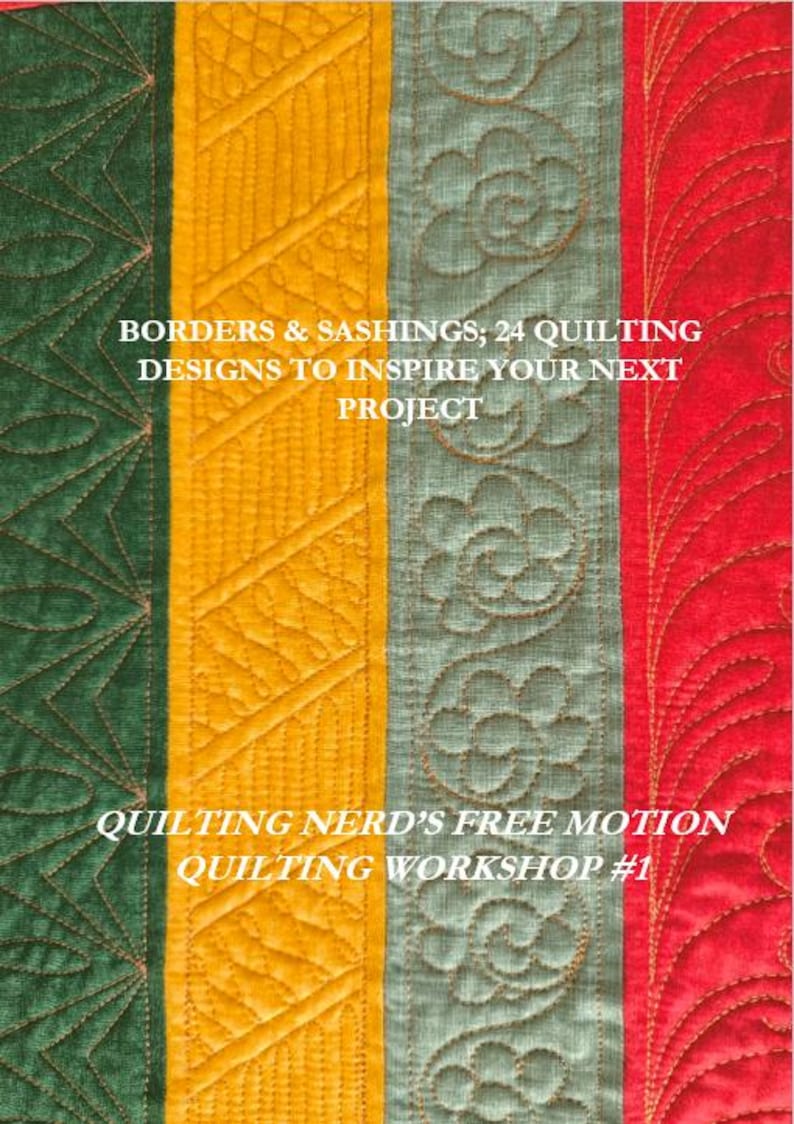 24 Quilting Designs for Borders and Sashings - English Version - Etsy