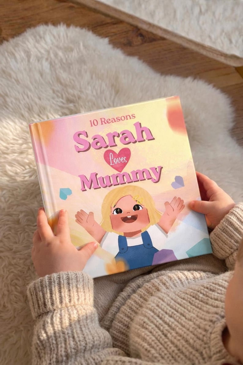 10 Reasons I Love You Mom Book – Personalized Gift From Child, Custom ...