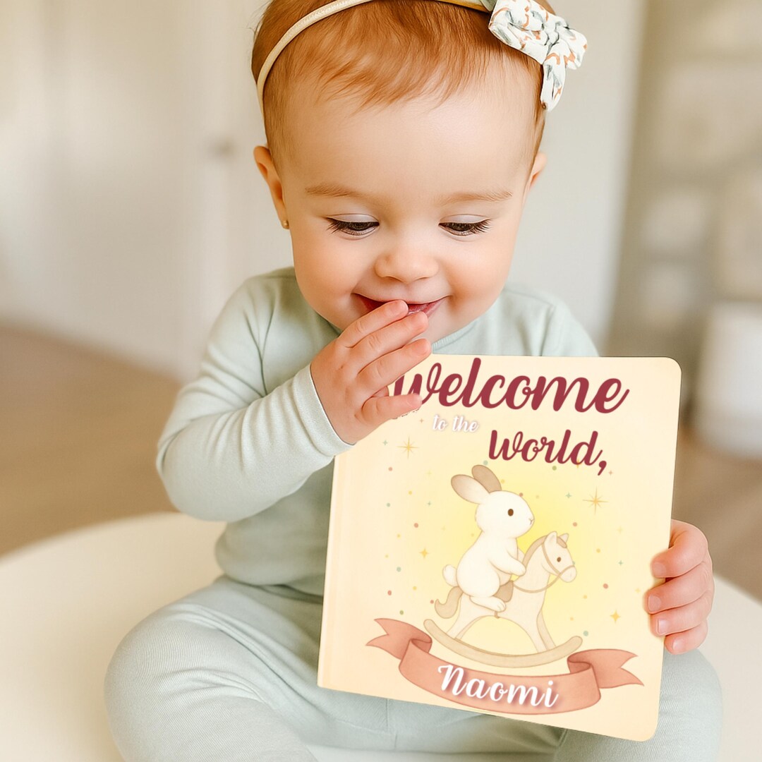 Welcome to the World Custom Personalised Christening Pregnancy Babies ...