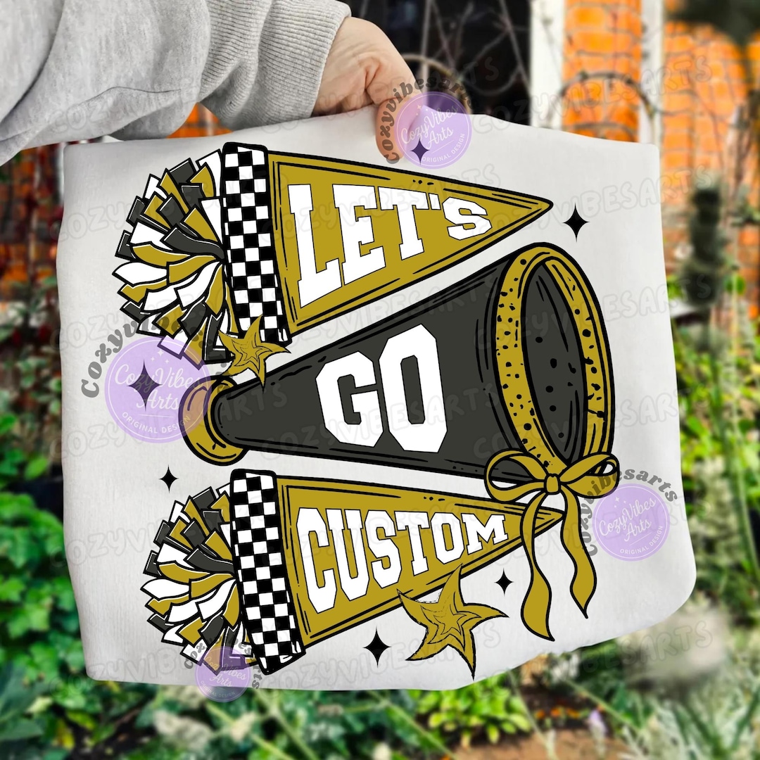 Custom School Spirit Mascot Flag PNG: Personalized Cheer Clipart for ...