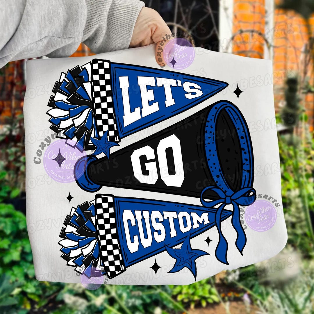 Custom School Spirit Mascot Flag PNG: Personalized Cheer Clipart for ...