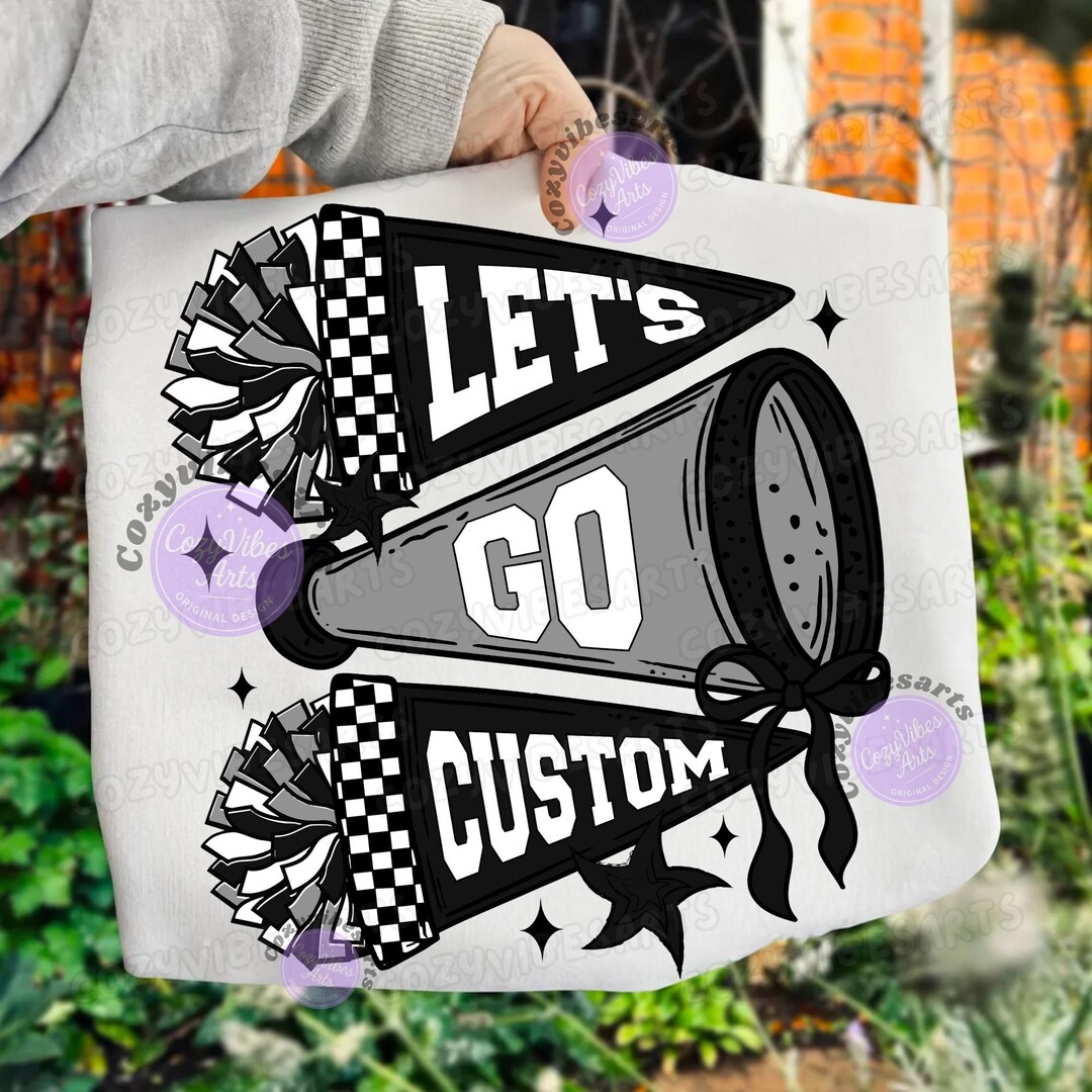 Custom School Spirit Mascot Flag PNG: Personalized Cheer Clipart for ...