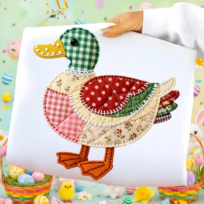 Inspired Quilted Mallard Duck Png Grandma Core Patchwork 90s Hunting ...