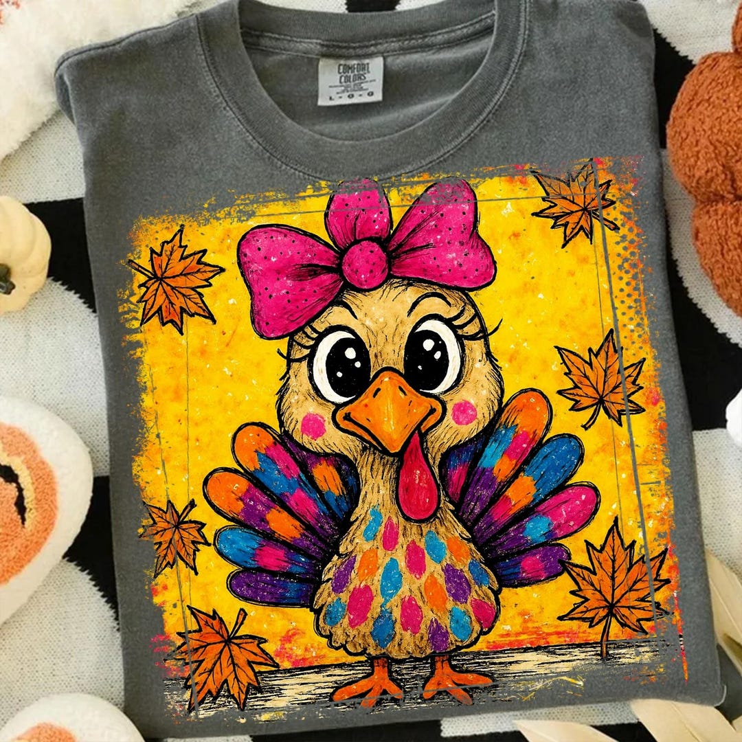 Preppy Turkey PNG, Preppy Gobble Thanksgiving PNG, Autumn Coquette Png ...