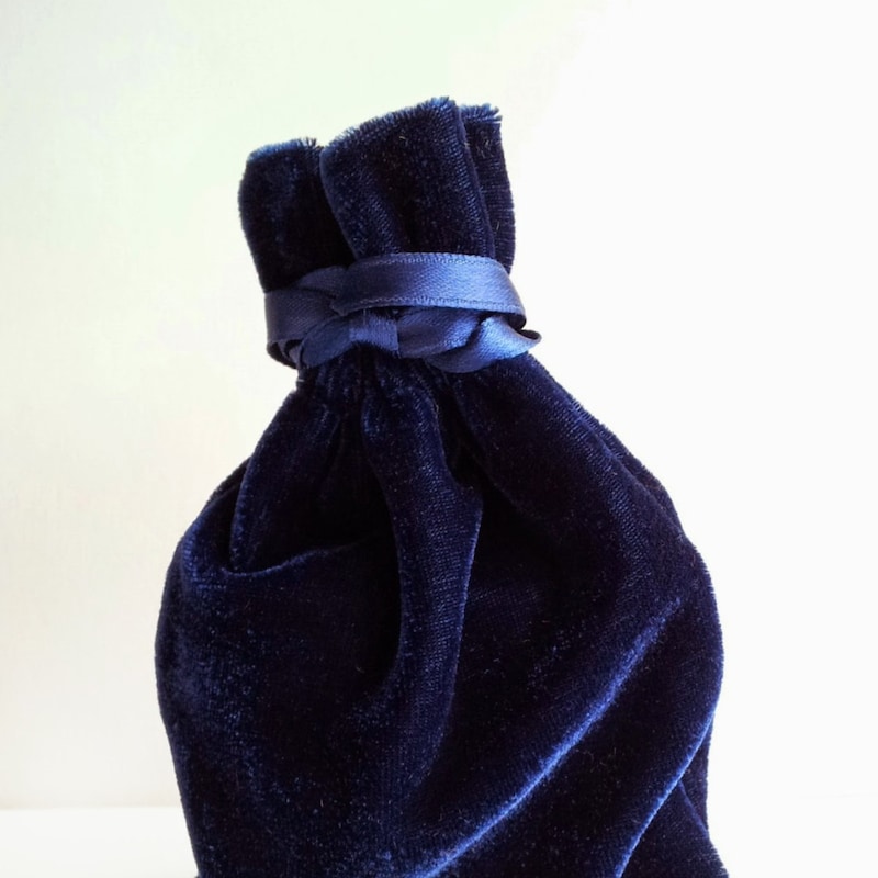 Navy Blue Drawstring Bags - Etsy