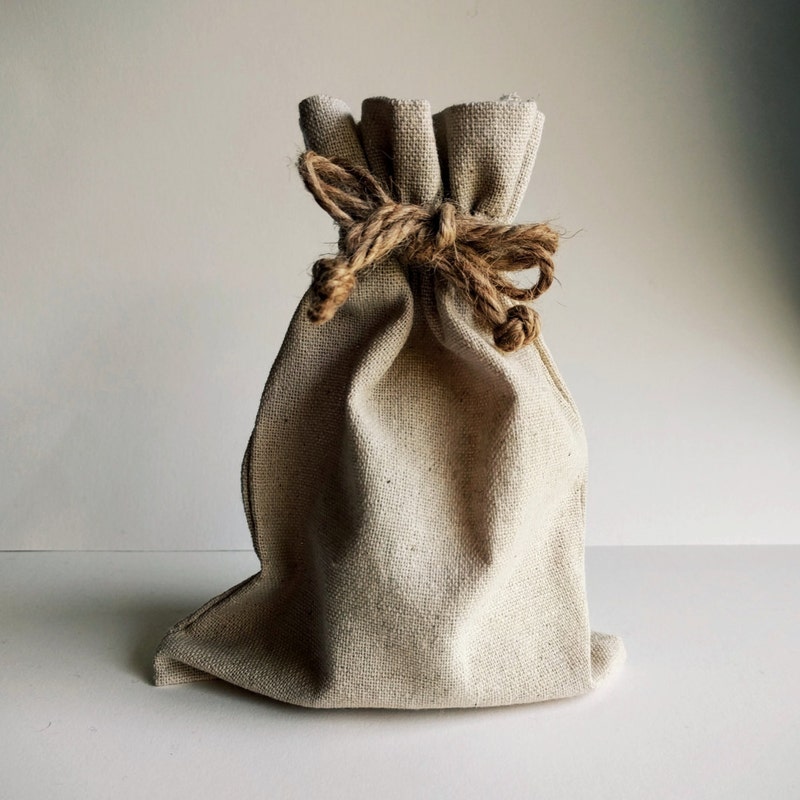 Linen Drawstring Bag - Etsy