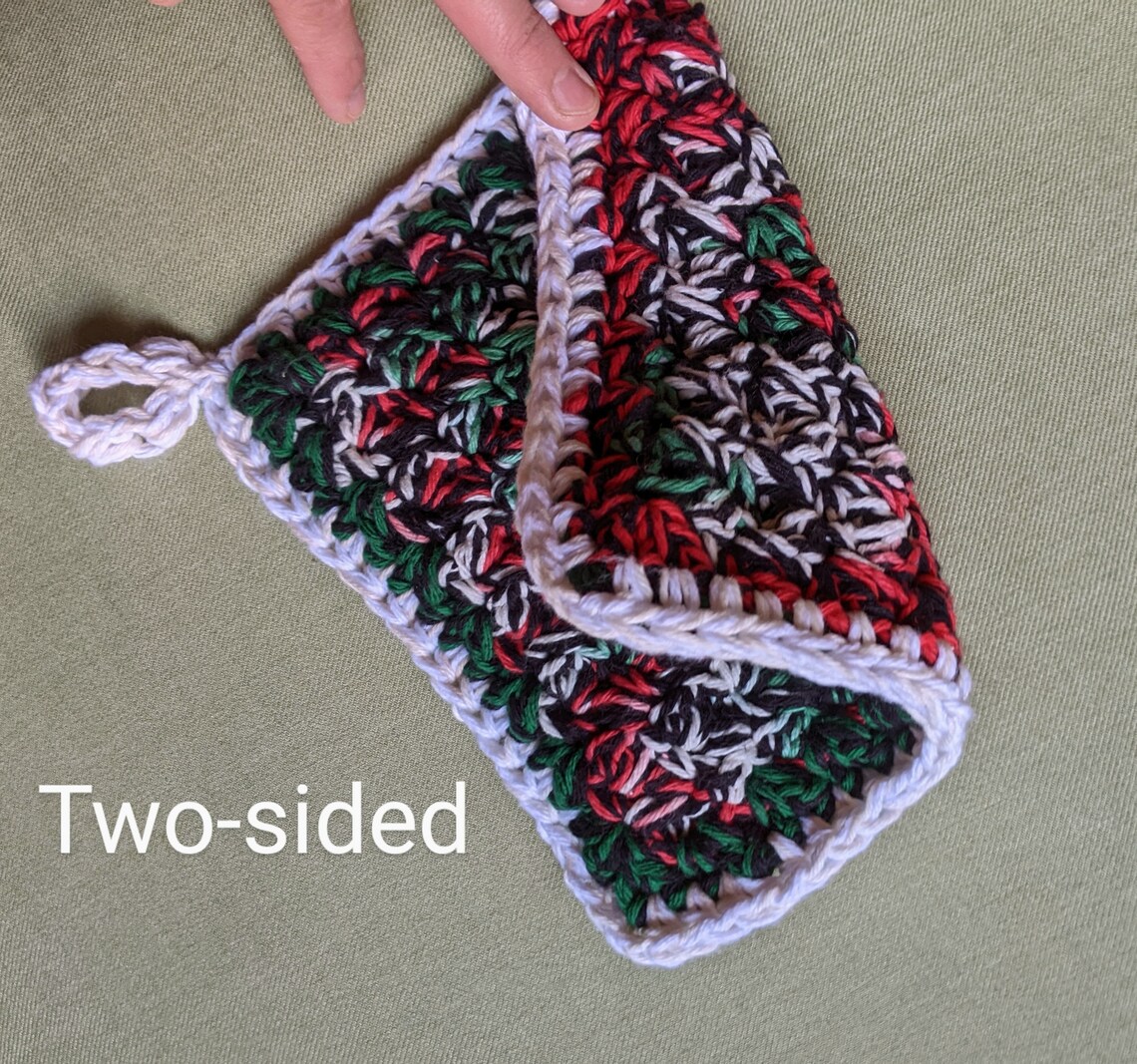 Extra Large Pot Holder Trivet, Two Color Sides, Made to Order ...