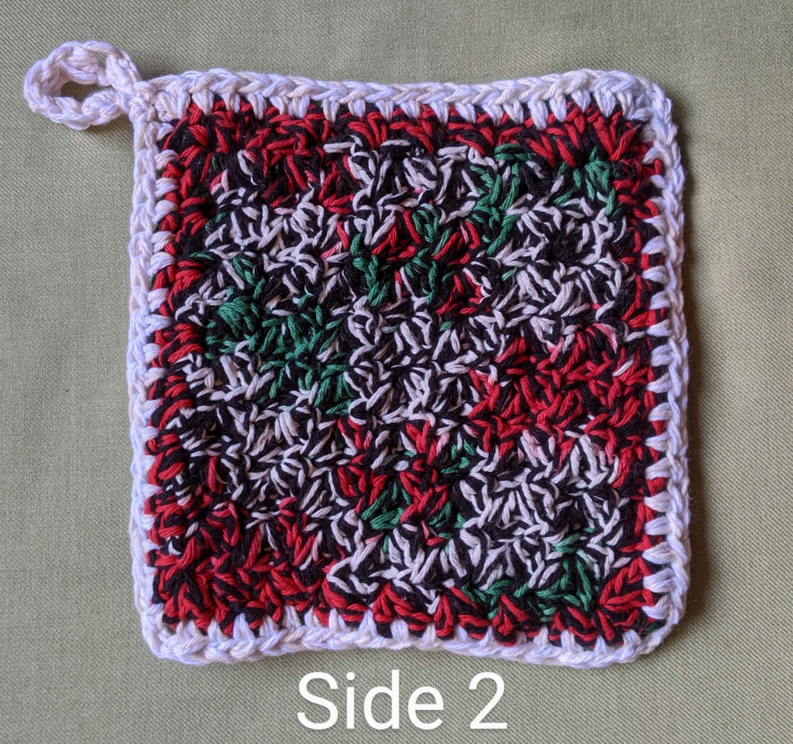 Extra Large Pot Holder Trivet, Two Color Sides, Made to Order ...