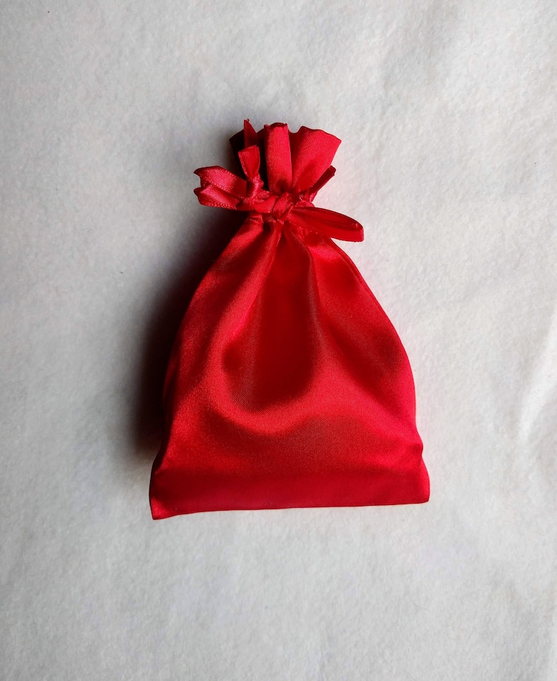 Satin Drawstring Bag Red 2x1.5 3x2.75 4x4.5 5x6 6x7 8x11 - Etsy