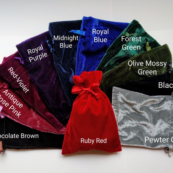 Red Velvet Bag - Etsy