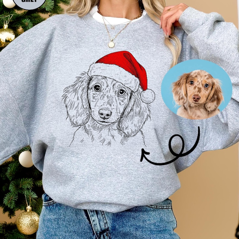 Dog in Top Hat Portrait - Etsy