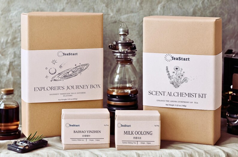 Handmade Chinese Tea Sampler Box: Loose Leaf Explorer's Set - Etsy