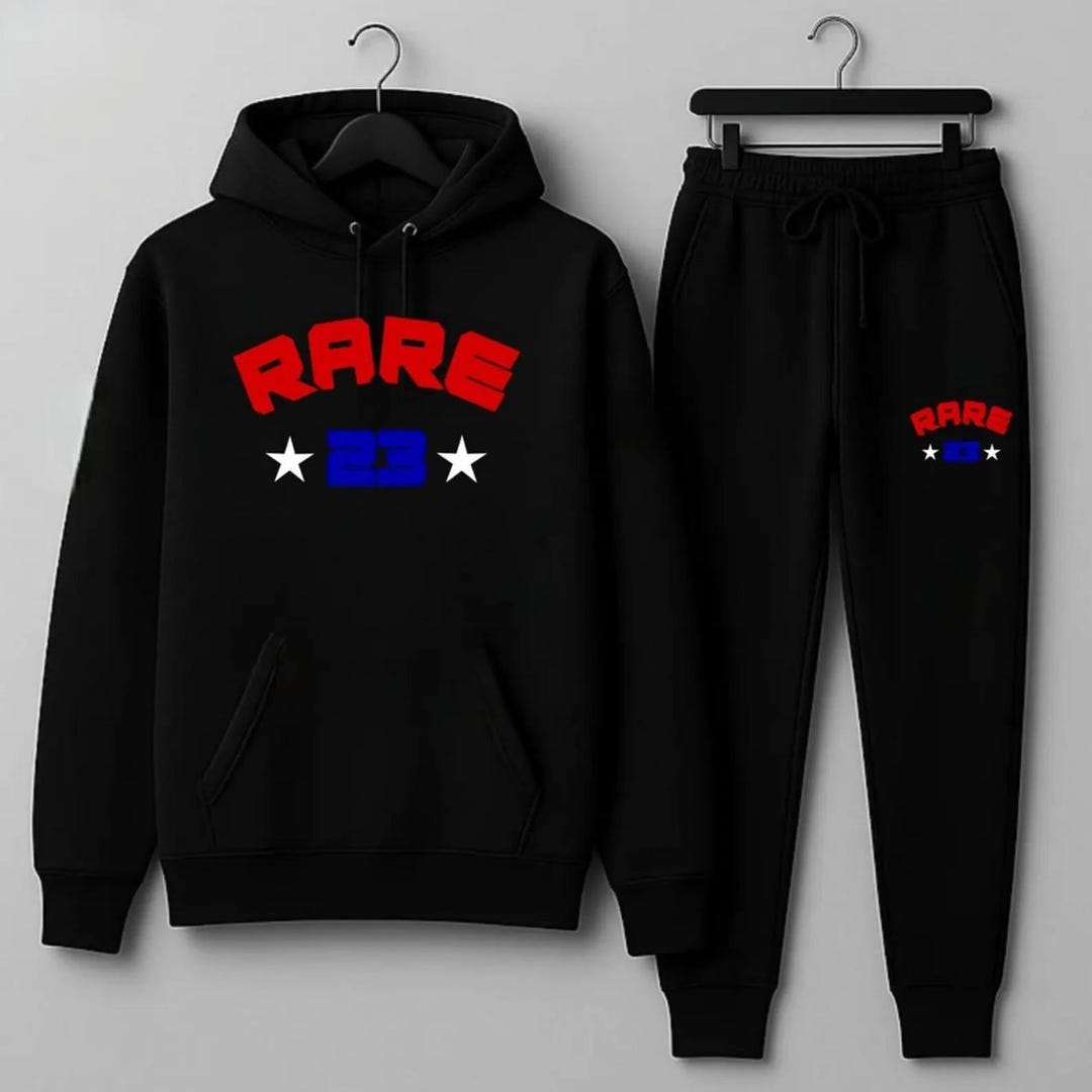 Men's Black Sweat Suit RARE 23 Hoodie Joggers to Match Air Jordan 4 - Etsy