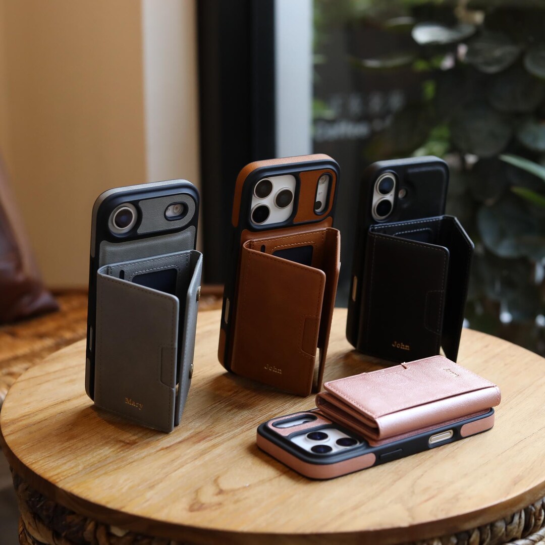Personalized Case for iPhone 17/16/15/14/13, PU Leather iPhone Case ...