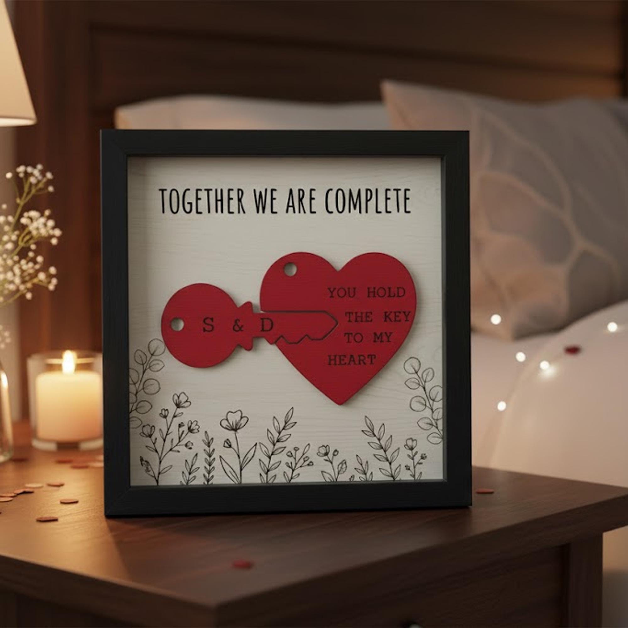 Puzzle Couples Name Sign, Personalized Romantic Gift for Him Her ...
