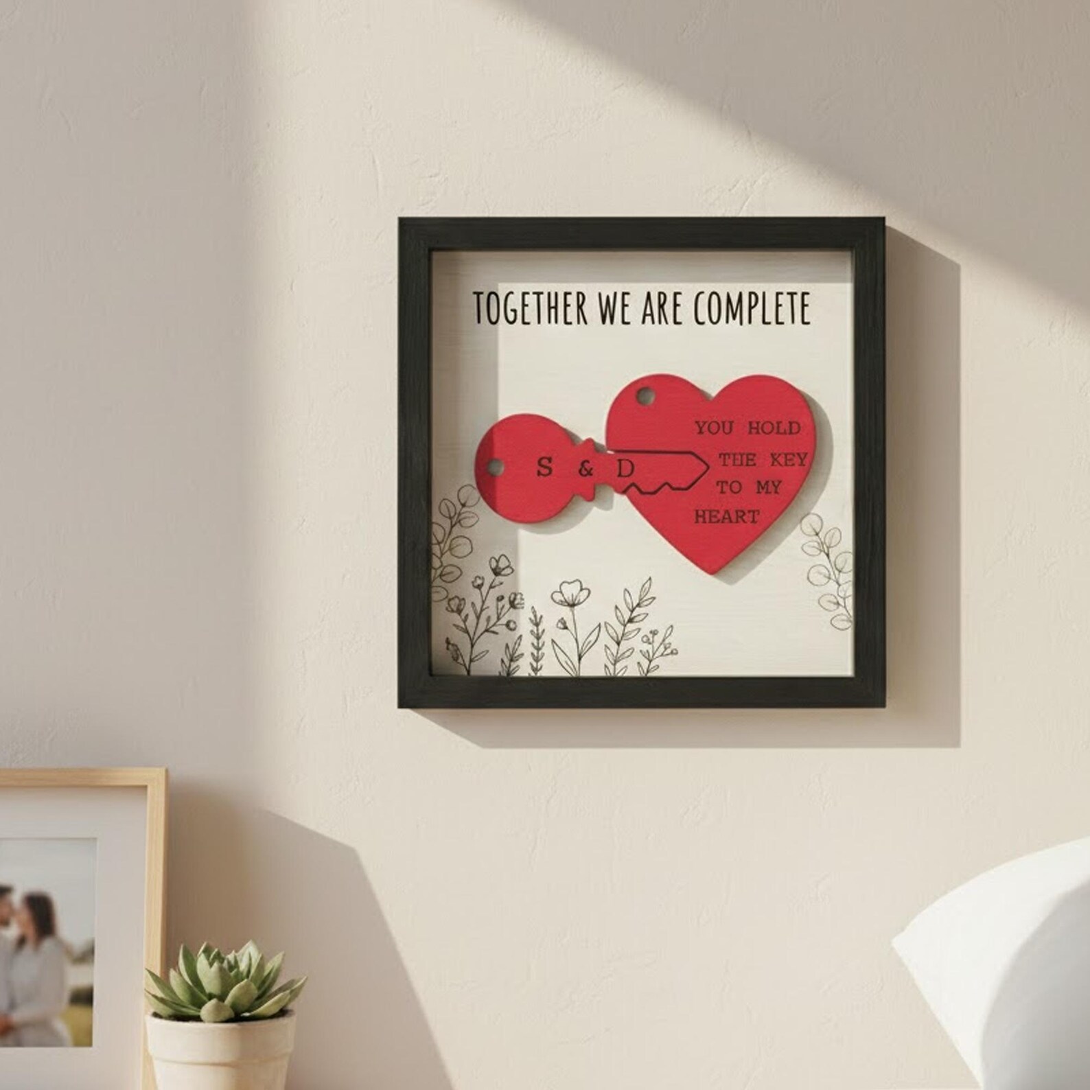 Puzzle Couples Name Sign, Personalized Romantic Gift for Him Her ...
