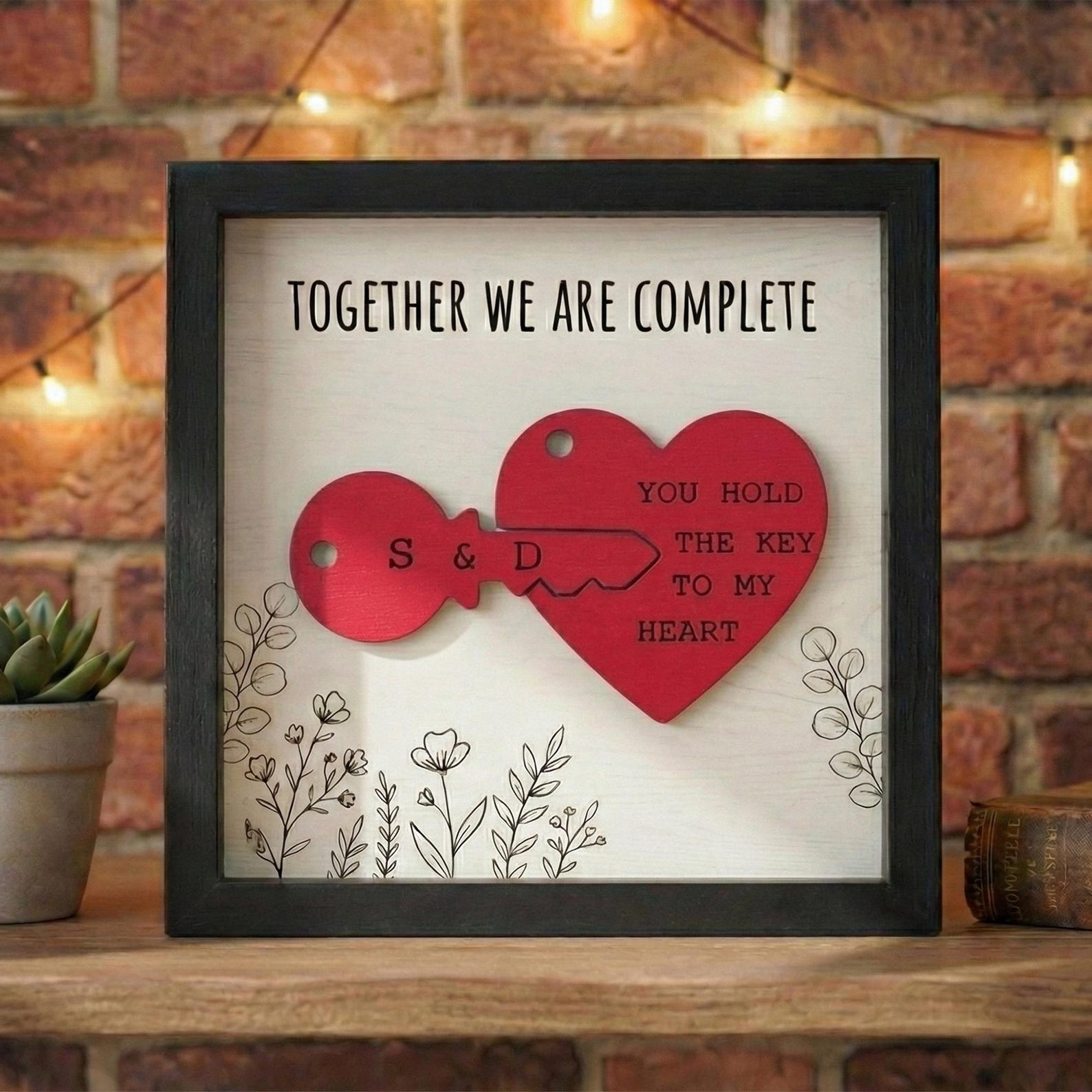 Puzzle Couples Name Sign, Personalized Romantic Gift for Him Her ...