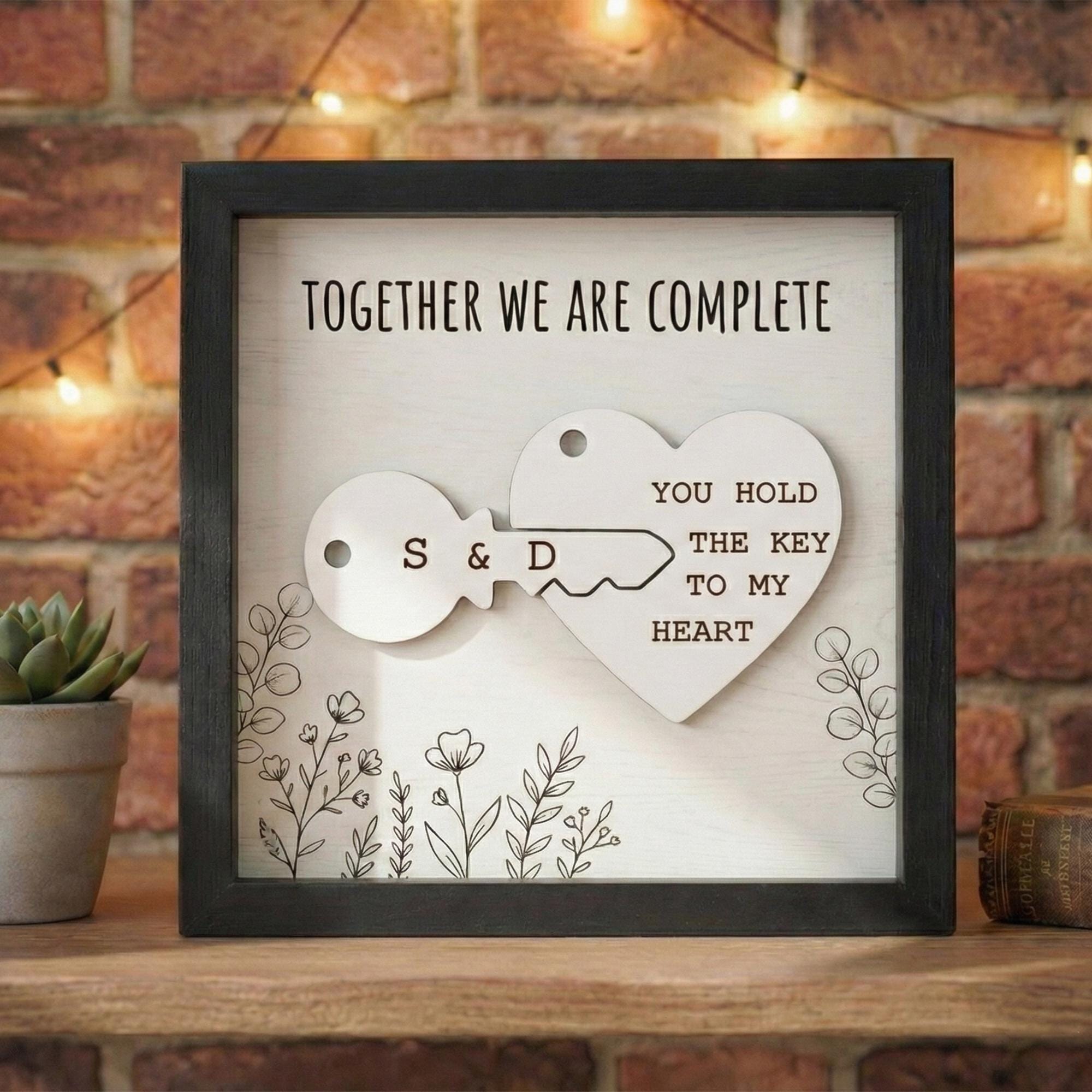 Puzzle Couples Name Sign, Personalized Romantic Gift for Him Her ...
