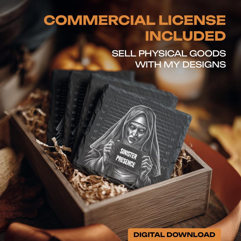 Horror Movie Mugshot Laser Engraving PNG Bundle for Slate Coasters - Etsy