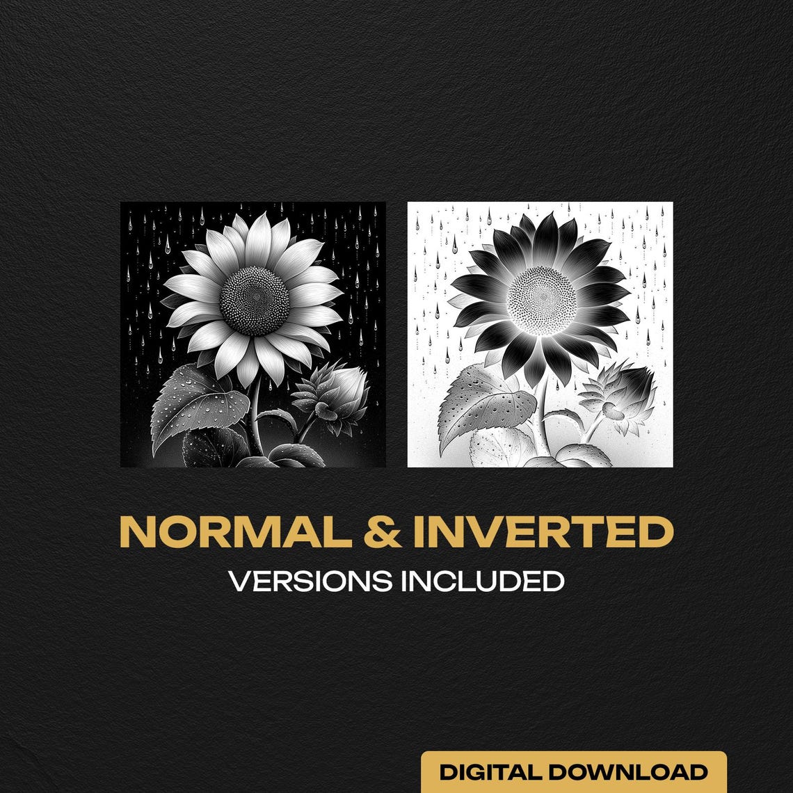 Sunflowers Laser Engraving PNG Bundle: Slate Coaster Designs (digital ...