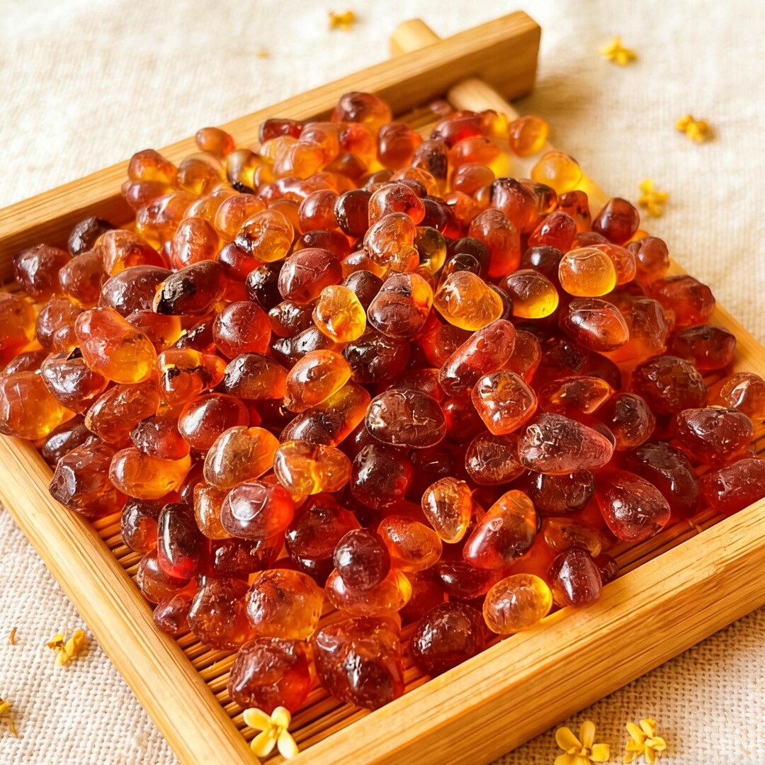 Wild Peach Gum Resin Dried (peach Tears) - Whole Natural Crystals for ...