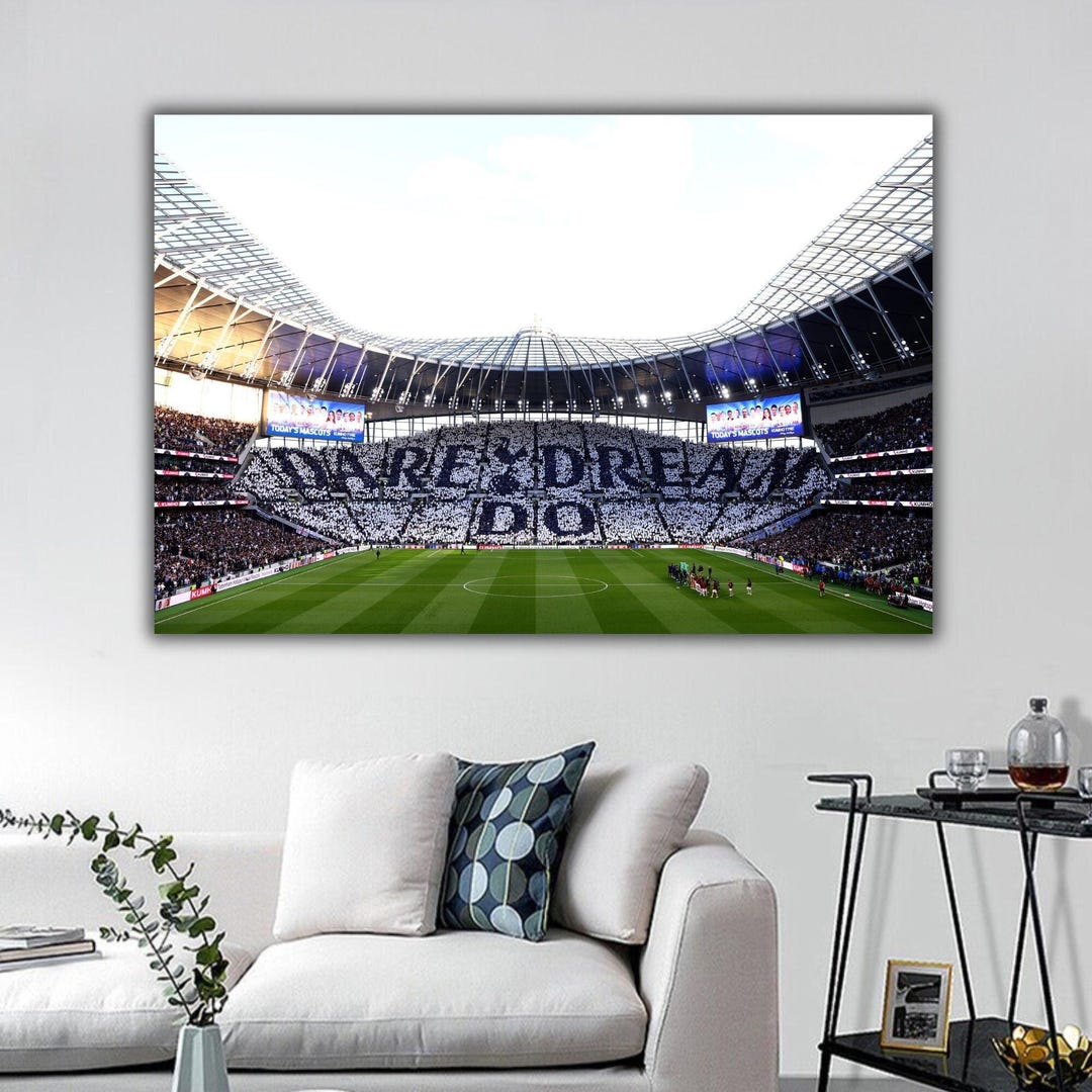 Tottenham Hotspur Stadium Canvas Print: EPL Football Club Wall Art - Etsy