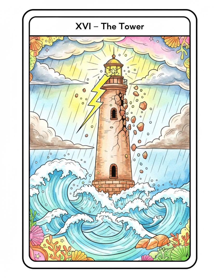 Ocean Tarot Coloring Book for Adults – 78 Sea Themed Designs - Etsy