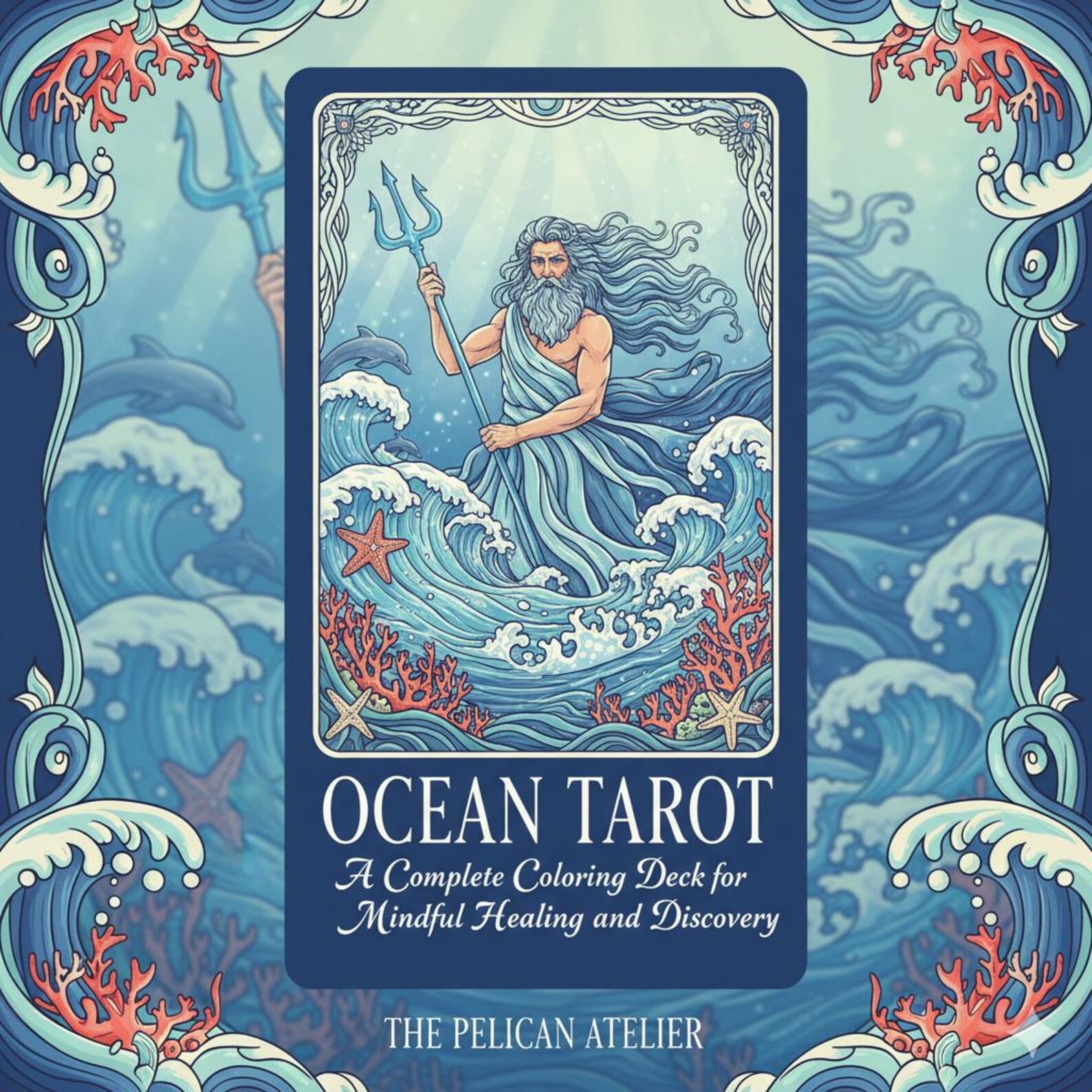 Ocean Tarot Coloring Book for Adults – 78 Sea Themed Designs - Etsy