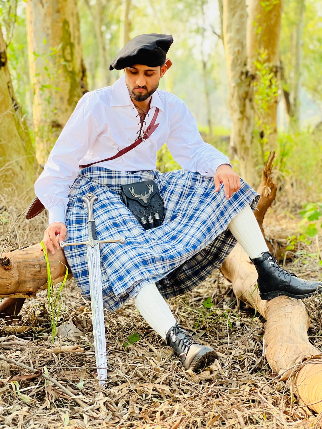 Highland Scottish Great Kilt Traditional Tartan Great Kilt Handmade ...
