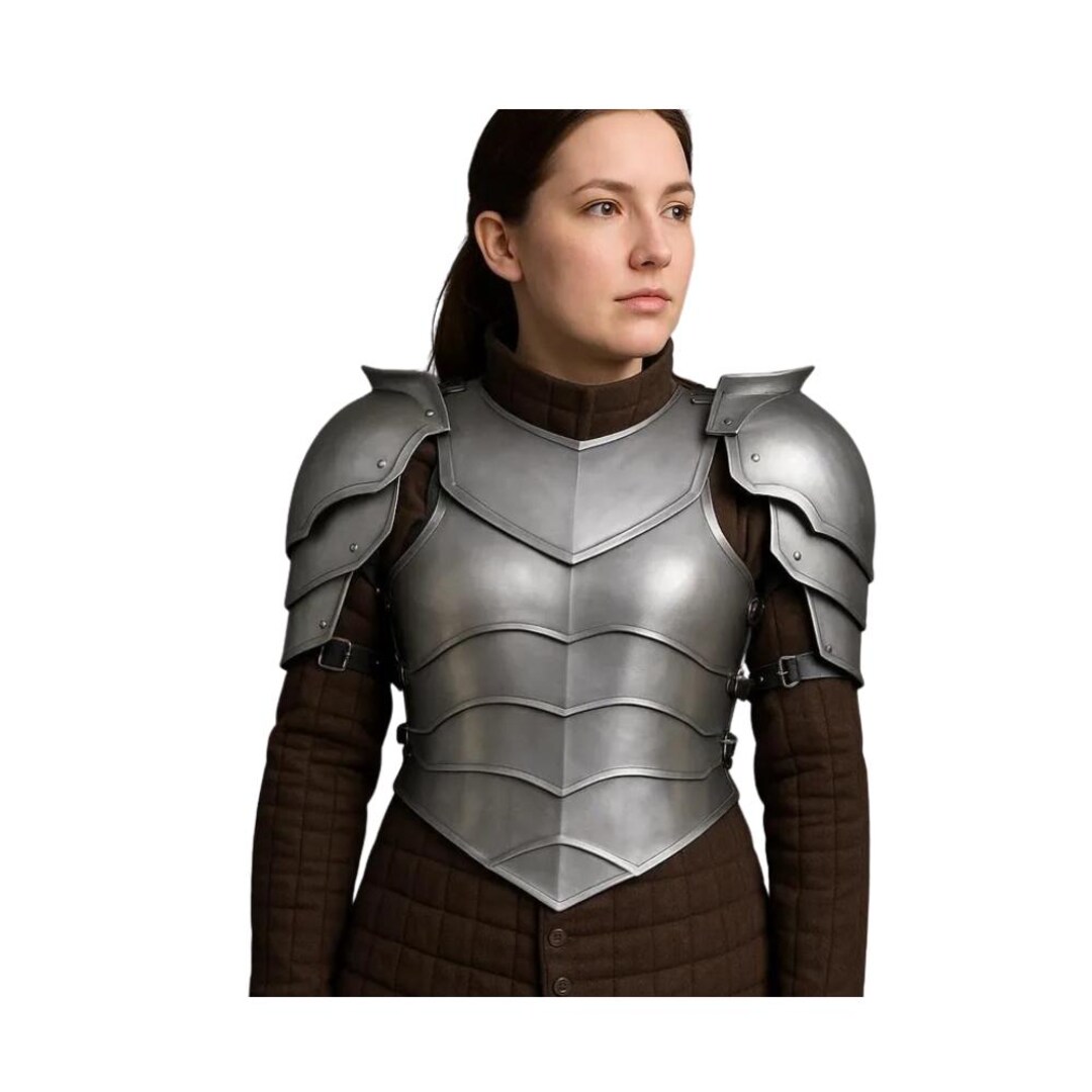 Medieval Lady Knight Steel Half Body Armor Suit – Brave Women’s Knight ...