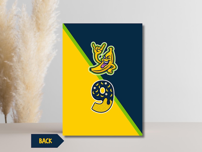 Savannah Bananas Baseball Drip Ice Cream Birthday Invitation, 9th ...