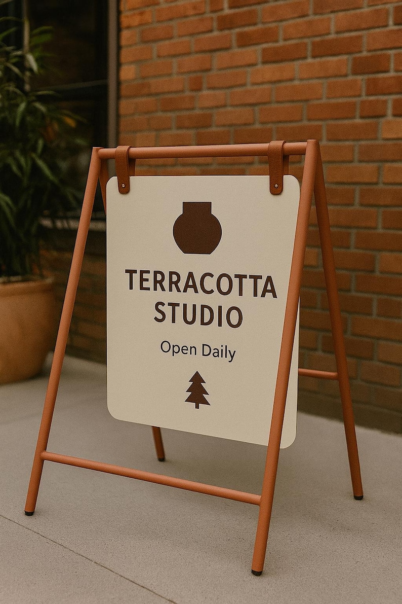 Custom Sidewalk Sign | Double Sided Outdoor Display | Personalized ...