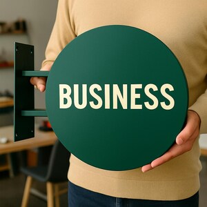 Custom Blade Sign Double Sided Metal Storefront Sign With Bracket ...