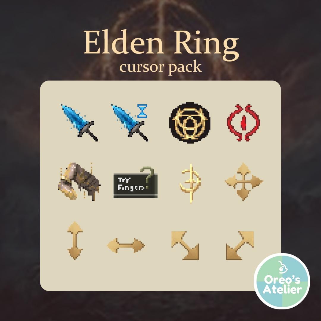 Elden Ring Cursor Pack | Windows Only | Mouse Cursors | Instant ...