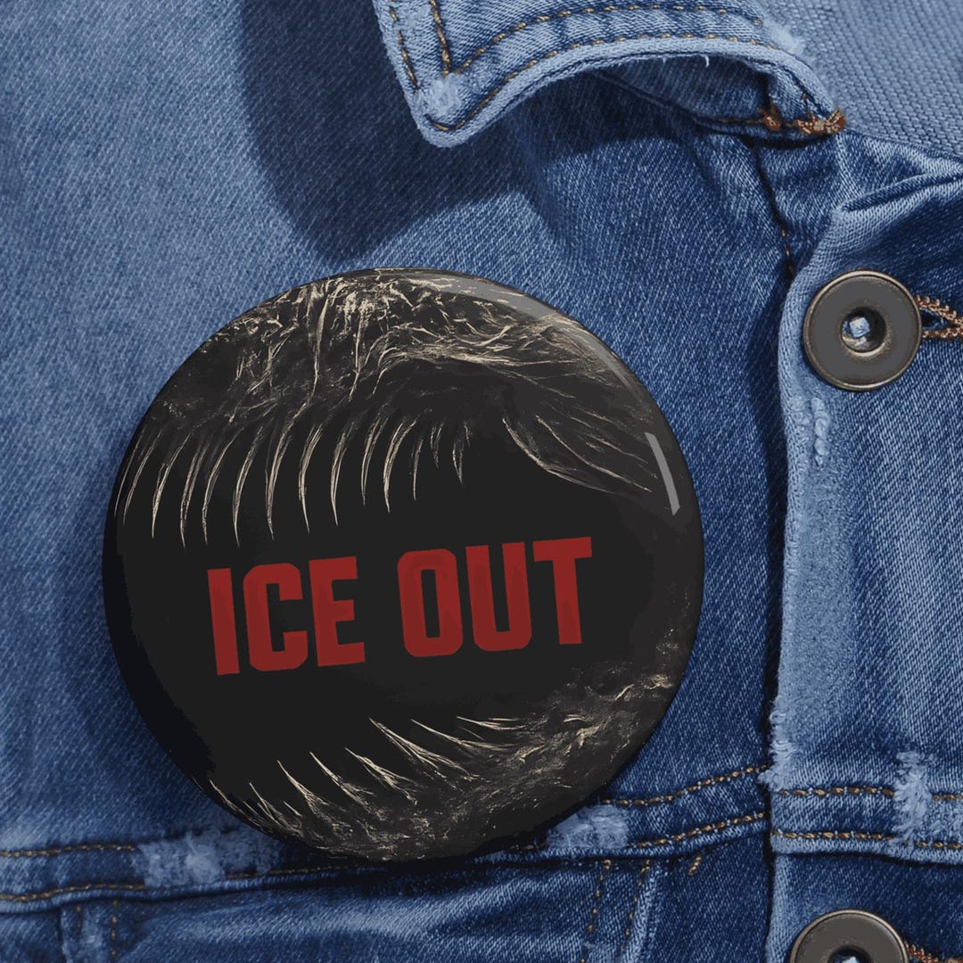 ICE Out Pin, Anti Ice , Iron Lung Pin, Abolish Ice - Etsy