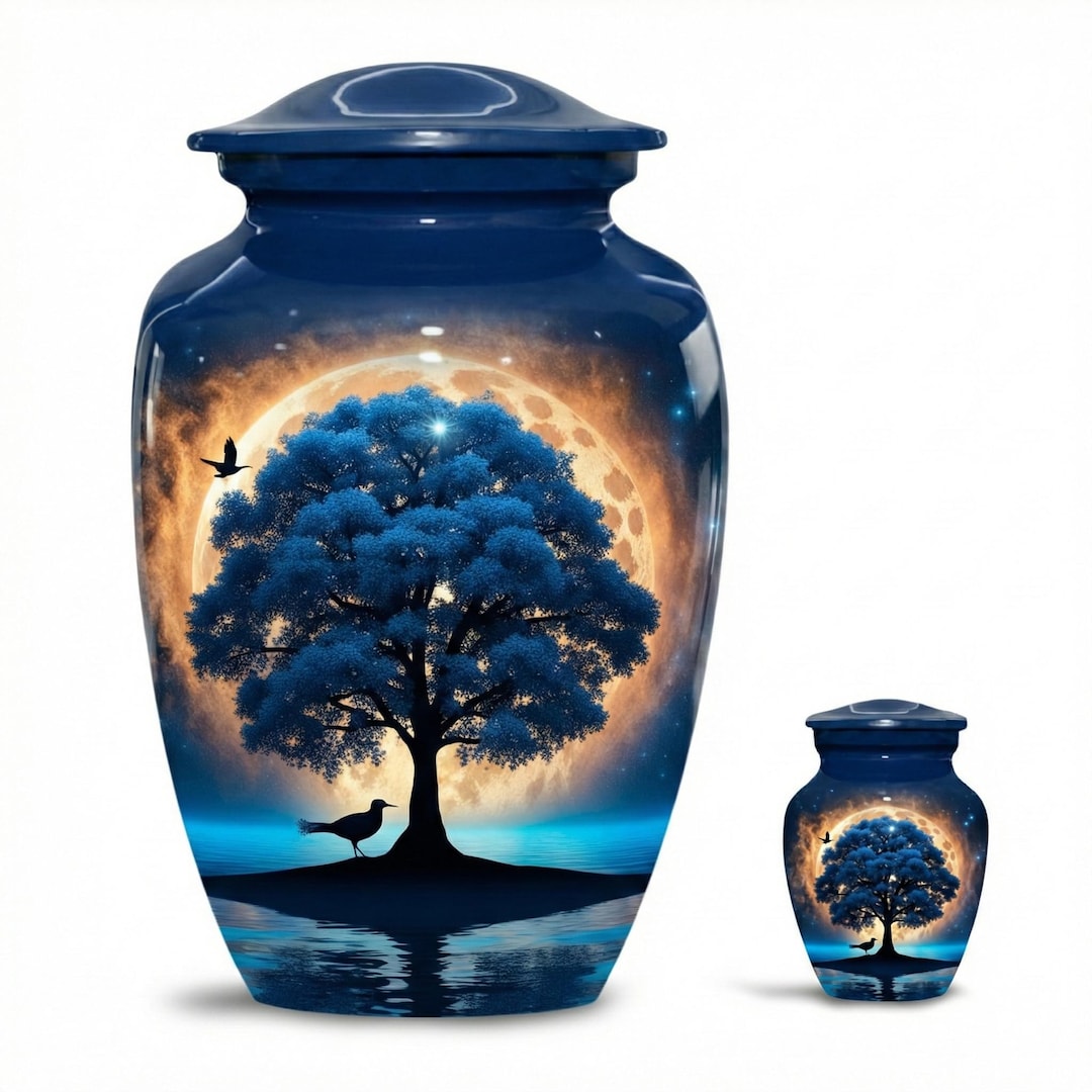 Heaven Tree Cremation Urns for Human Ashes - Personalised Funeral ...