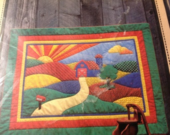 Farm quilt pattern | Etsy