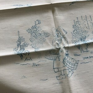 Stamped Unfinished Dresser Scarf or Table Runner, Dutch Designs, Nice ...