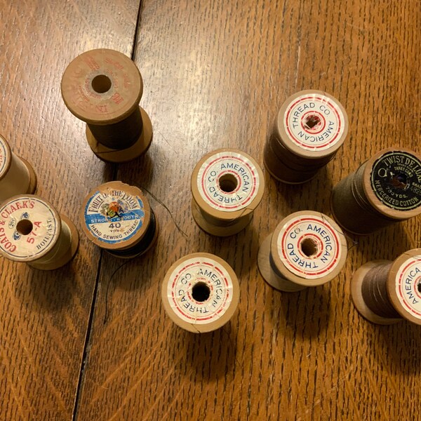 Old Thread Spools - Etsy