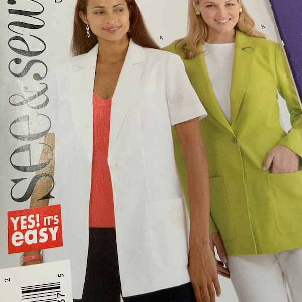 Butterick See and Sew Sewing Pattern - Etsy