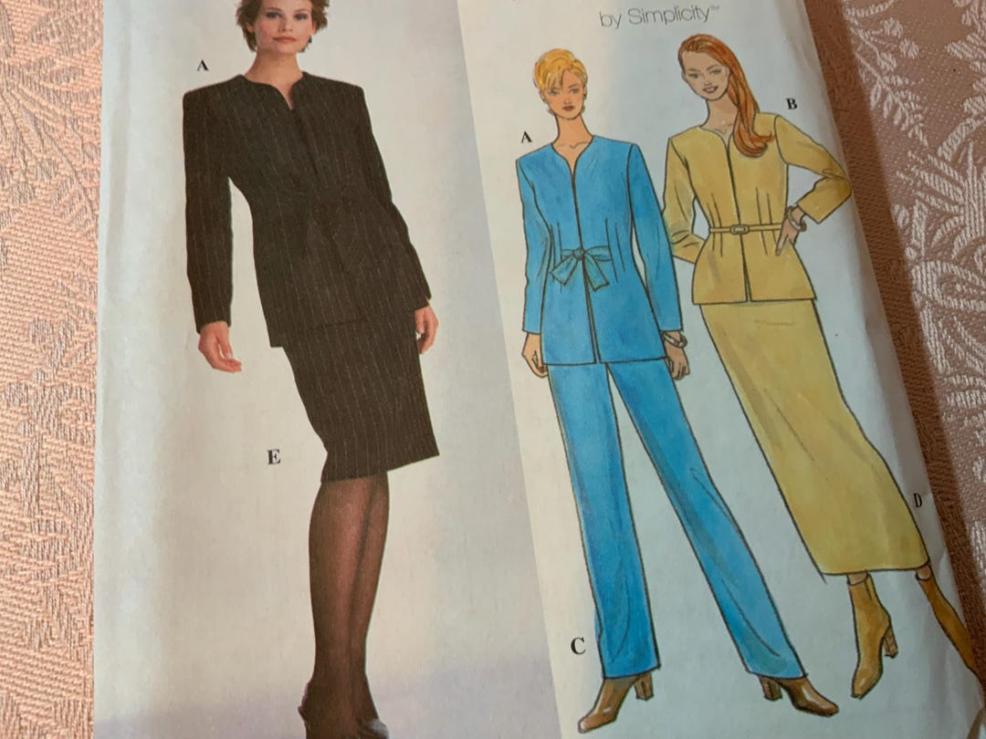 Simplicity 8836, Misses Jacket and Skirt Pattern, Pants Pattern, Size 6 ...